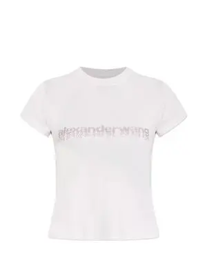 Alexander Wang Hotfix-graphic T-shirt - White