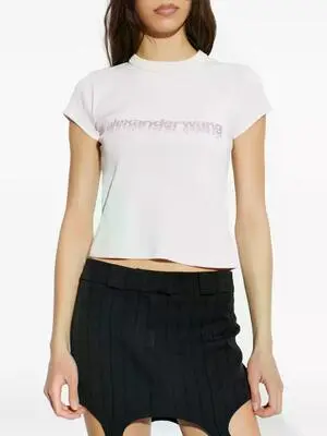 Alexander Wang Hotfix-graphic T-shirt - White