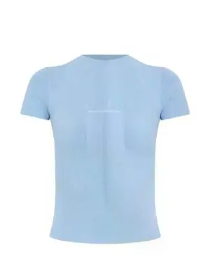 Alexander Wang Ribbed Short-sleeve T-shirt - Blue