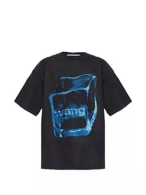 Alexander Wang Graphic Print T-shirt - Black