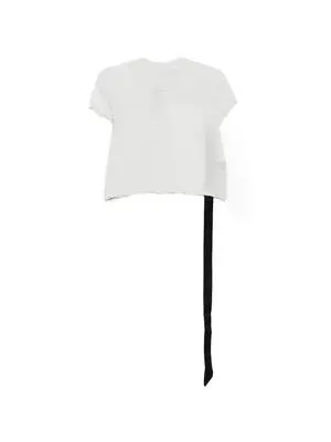 Rick Owens Ribbon Detail T-shirt - Neutrals