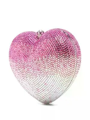 SAN BLAS Embellished Heart Clutch