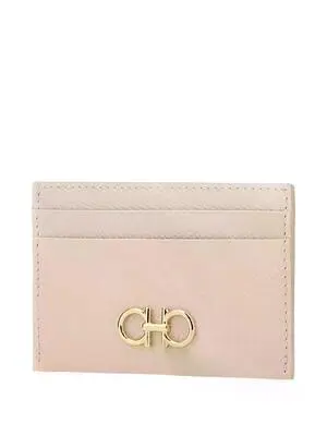FERRAGAMO Gancini Leather Card Holder