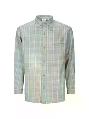 Gramicci Checked Buttoned Shirt - Blue