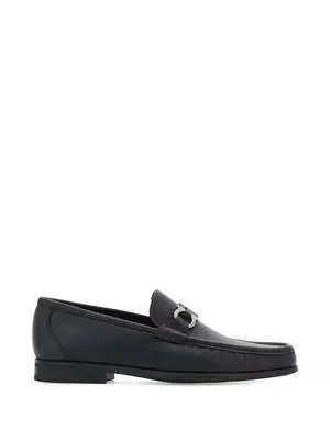 FERRAGAMO Loafers With Gancini Buckle - Blue