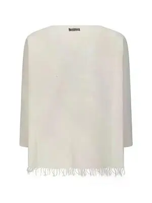 ARCHIVIO B Fringed Hem Top