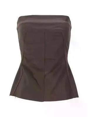 Rick Owens Concordians Bustier Top - Brown