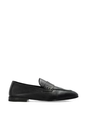 Bally Leather Penny Loafers - Black