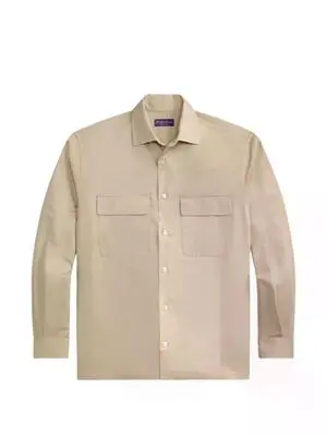 Ralph Lauren Purple Label Pocket Long-sleeve Shirt - Neutrals