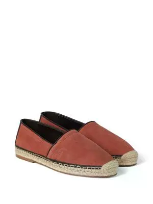 Brunello Cucinelli Grained Calfskin Espadrilles