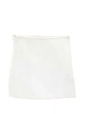 DUNST Dotted Lace Skirt - Neutrals