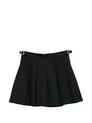 DUNST Buckle Pleated Mini Skirt