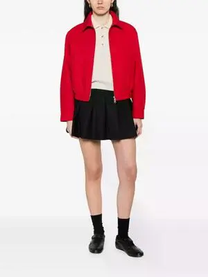 DUNST Buckle Pleated Mini Skirt
