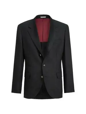 Brunello Cucinelli Single-breasted Blazer - Black