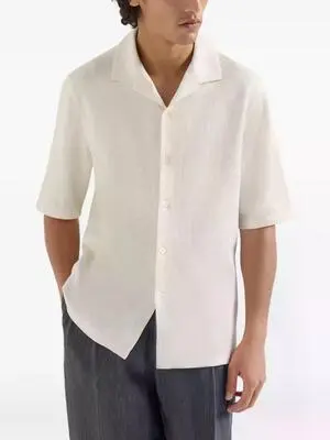 Brunello Cucinelli Chevron Jersey Shirt