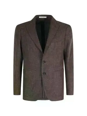Tagliatore Giacca Montecarlo Button Blazer - Brown
