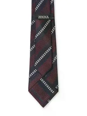 Zegna Silk Jacquard Neck Tie