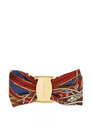 FERRAGAMO Hairclip With Bow - Red