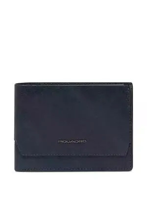 PIQUADRO Flap Wallet - Blue