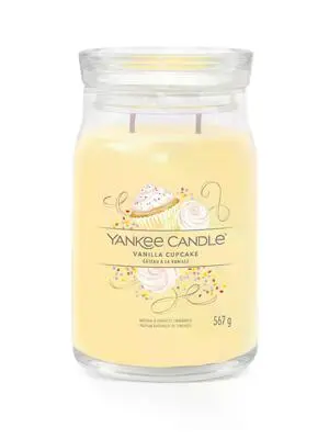 YANKEE CANDLE Large Vanilla Cupcake Candle - Yellow