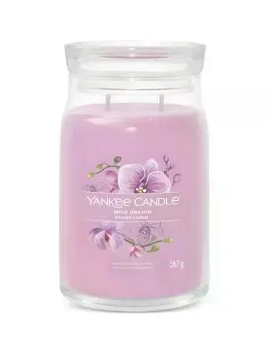 YANKEE CANDLE Large Wild Orchid Candle - Purple