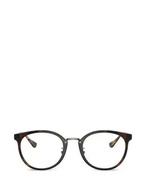 Ray-ban Round Frame Eyeglasses - Brown