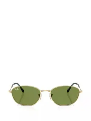 Ray-ban Oval-frame Sunglasses - Gold