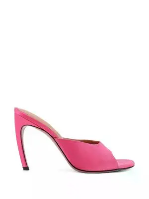 Attico Betta Rounded-toe Sandals - Pink