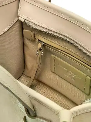 GIANNI CHIARINI Mini Miss Marcella Knot-detail Tote Bag - Neutrals