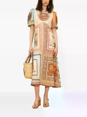 ALEMAIS Alberta Midi Dress - Neutrals