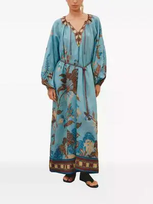 ALEMAIS Pool Georgie Maxi Dress - Blue