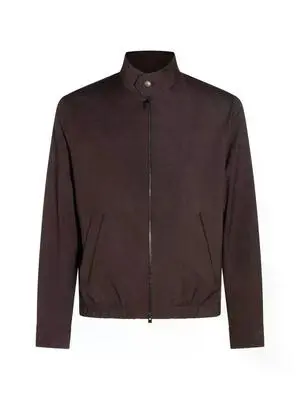 Canali Zip Jacket - Brown