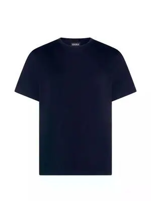 Zegna Round-neck T-shirt - Blue