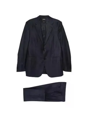 Zegna Pinstripe Two-piece Suit - Blue