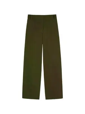 Another Tomorrow Belt-loop Trousers - Green