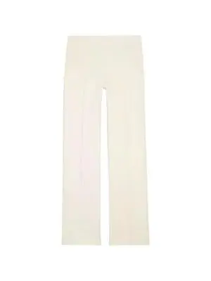 Another Tomorrow Seam Detail Trousers - Neutrals