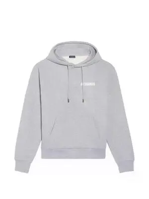 Jacquemus Logo-detail Hoodie - Grey