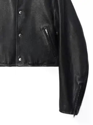 Alexander Wang Buttoned Leather Jacket