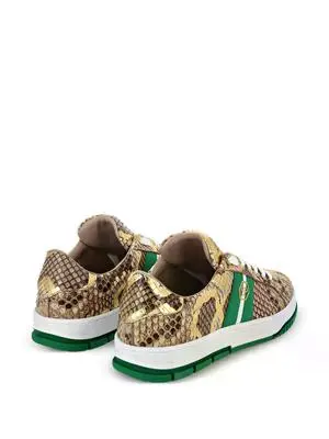 Philipp Plein Python-leather Low-top Sneakers