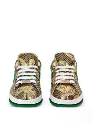 Philipp Plein Python-leather Low-top Sneakers