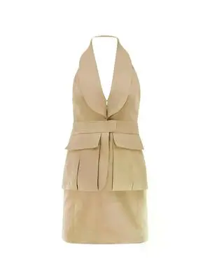 Alexis Hanne Mini Dress - Neutrals