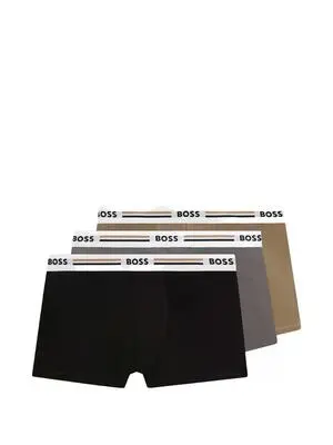 BOSS Logo-waistband Boxers - Black