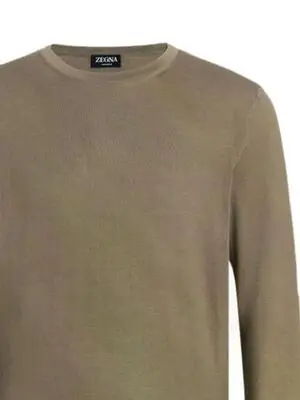 Zegna Round-neck Knitted Sweater