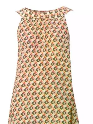 Aspesi Geometric-print Midi Dress