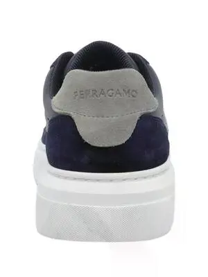 FERRAGAMO Gancini Round-toe Sneakers