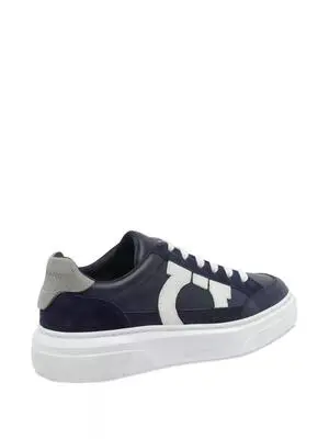 FERRAGAMO Gancini Round-toe Sneakers