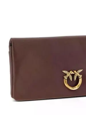 Pinko Logo-detail Clutch - Red