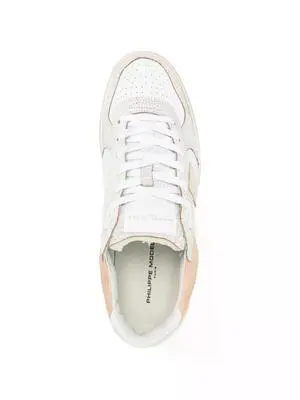 Philippe Model Panelled Leather Sneakers