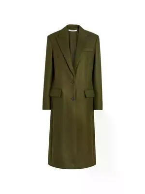 Another Tomorrow Tailored Coat - Green