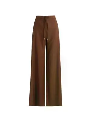 Max Mara Elasticated-waistband Trousers - Brown